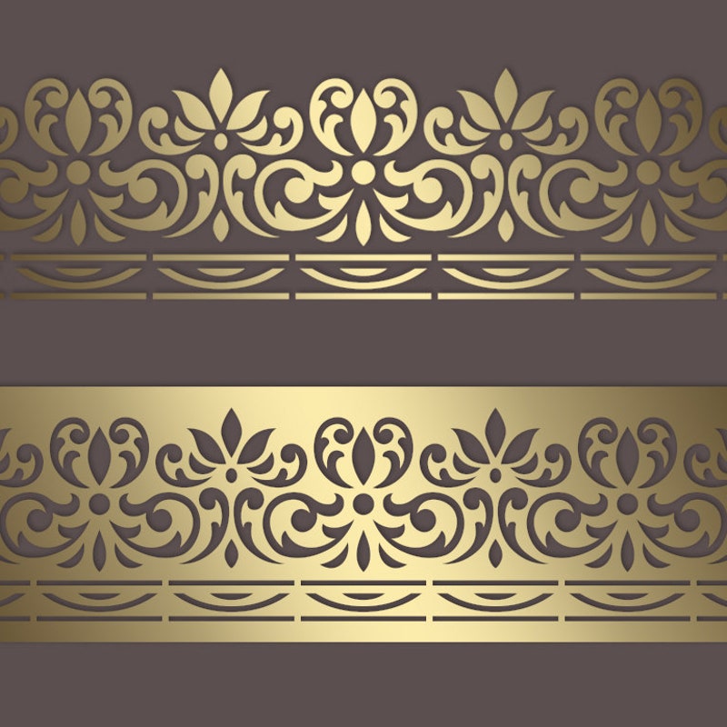 Border Stencil - Etsy