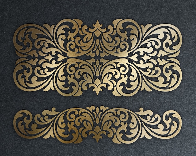 SVG Ornate Border Stencil Template Wall Decor Decal - Etsy