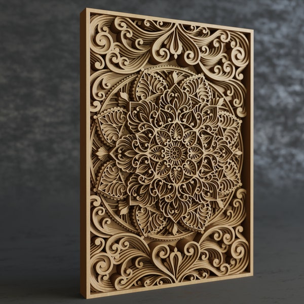 Laser Cut Mandala - Etsy