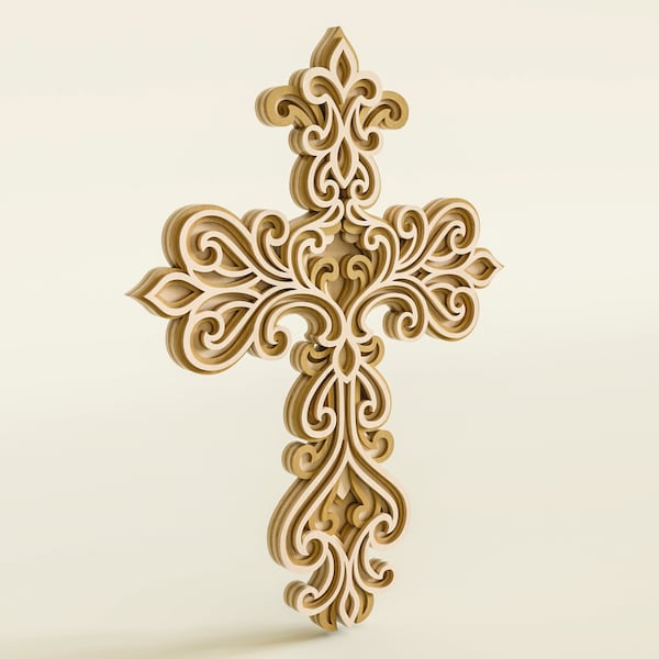 Laser Cut Cross - Etsy