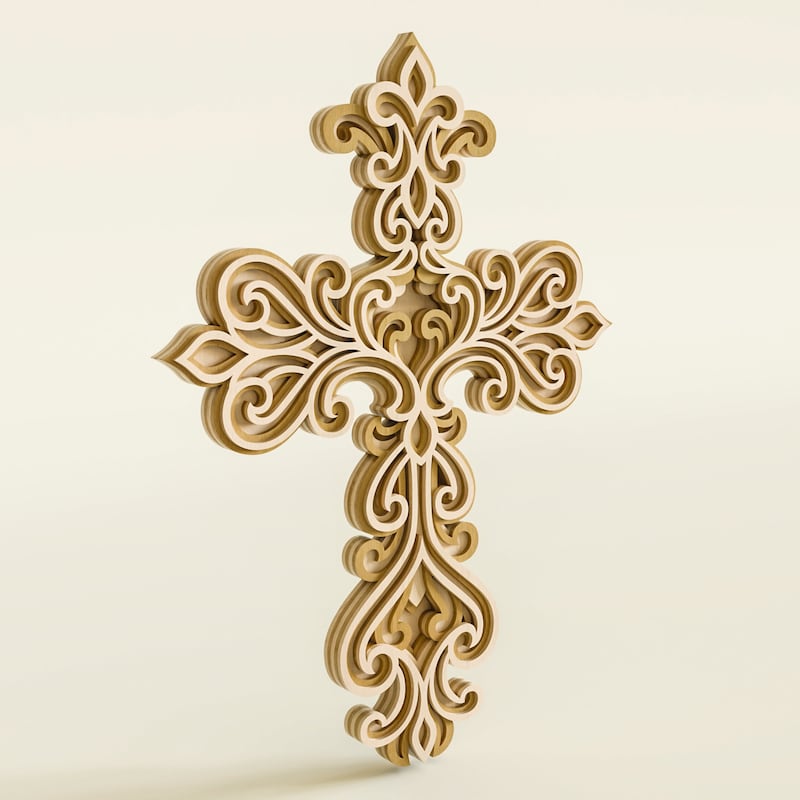 Laser Cut Cross - Etsy