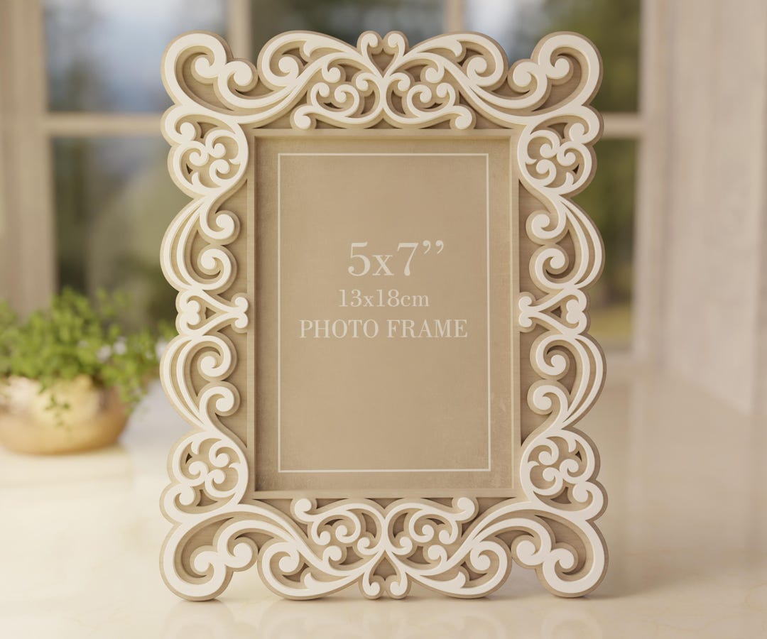 Multilayer Photo Frame Template - Laser Cut Picture Frame - Cricut ...