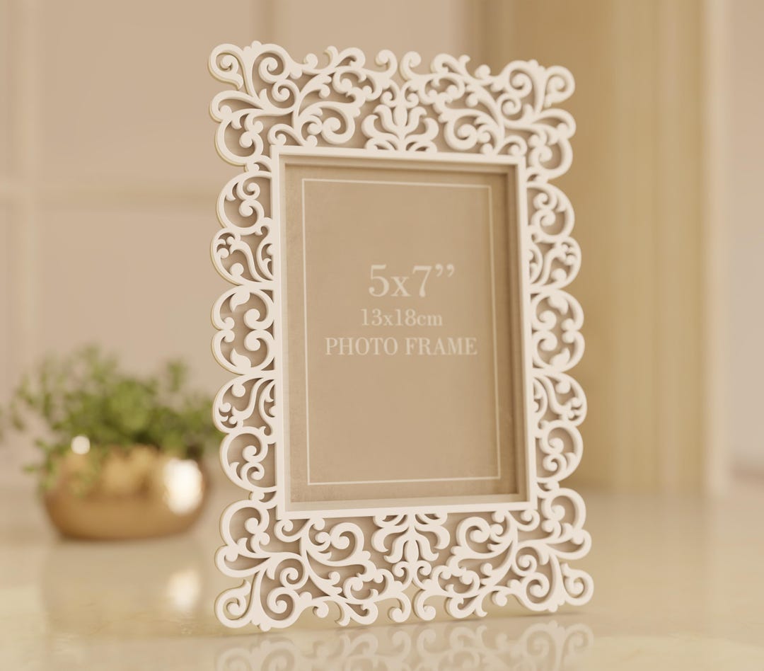 Layered Photo Frame Template - Laser Cut Picture Frame - Cricut ...