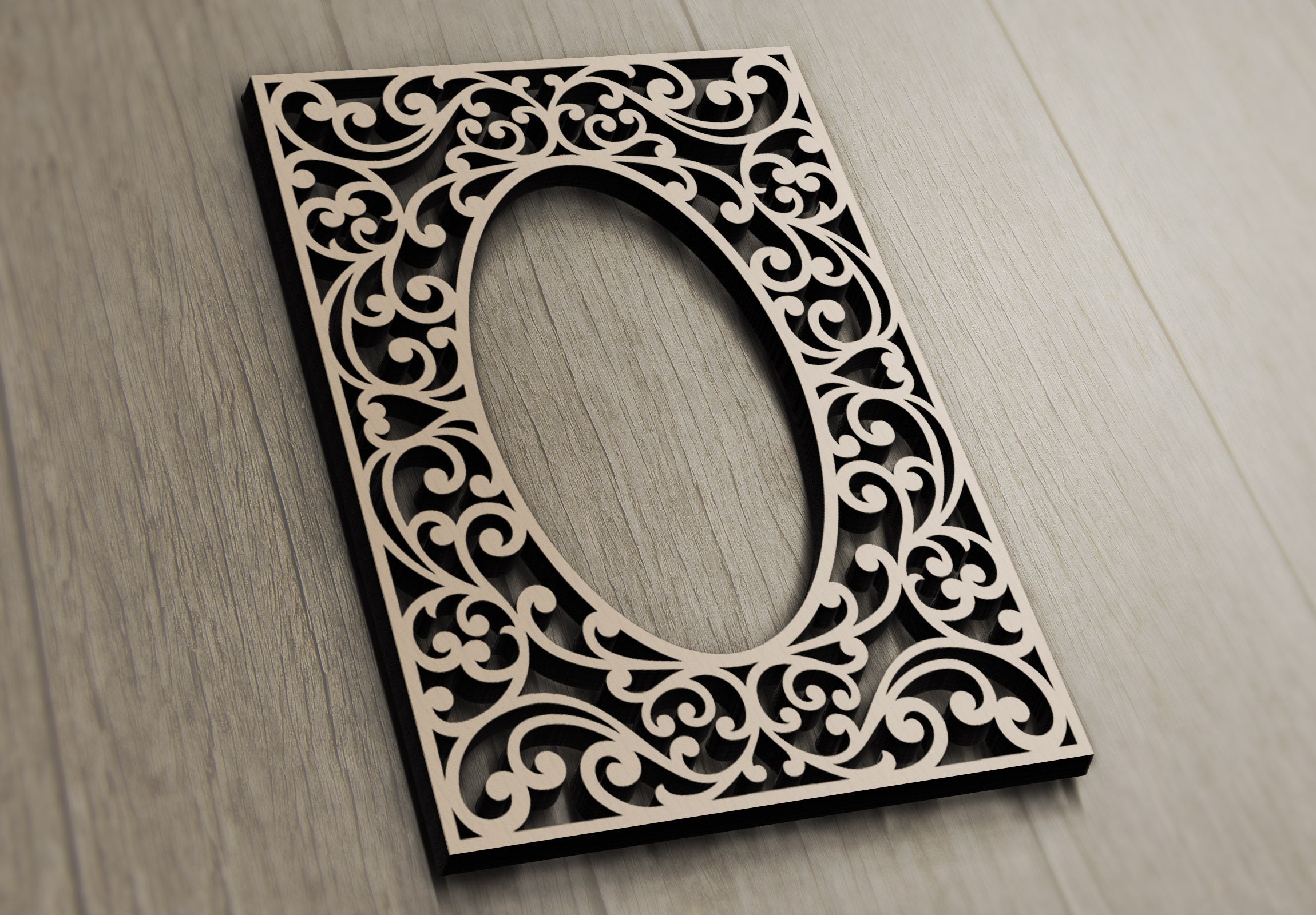 Laser Cut Frame Template Wooden / Acrylic Photo Frame SVG | Etsy