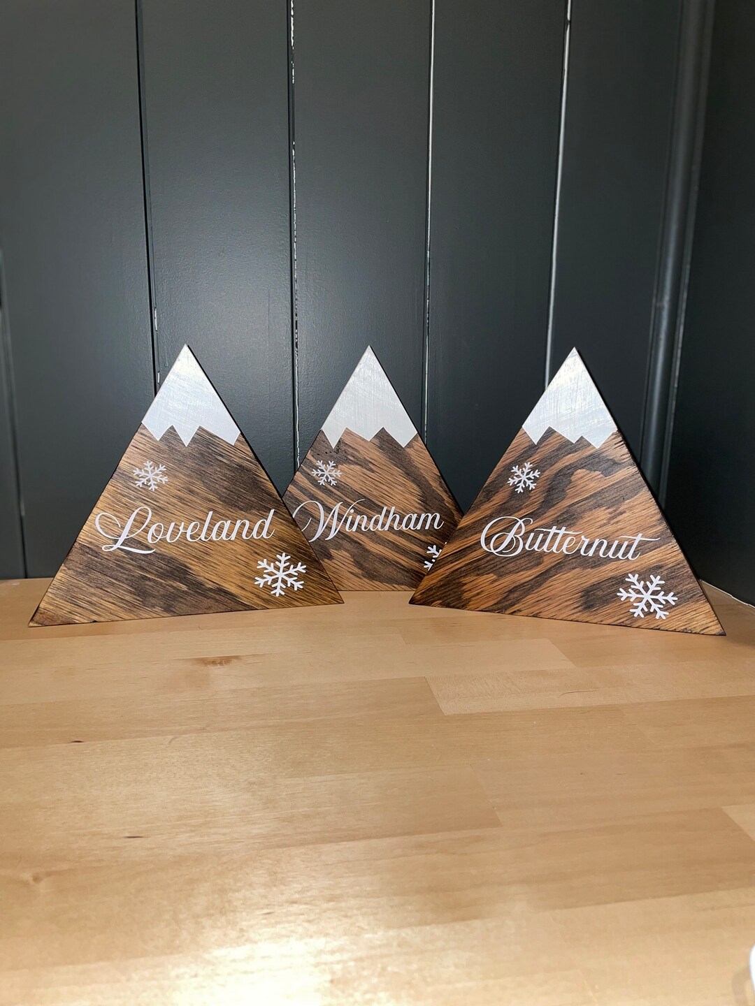 Mountain Table Numbers for Mountain Wedding Decorations I Mountain ...