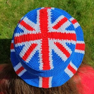 Union Jack Coronation Bucket Hat PDF Crochet Pattern - Etsy