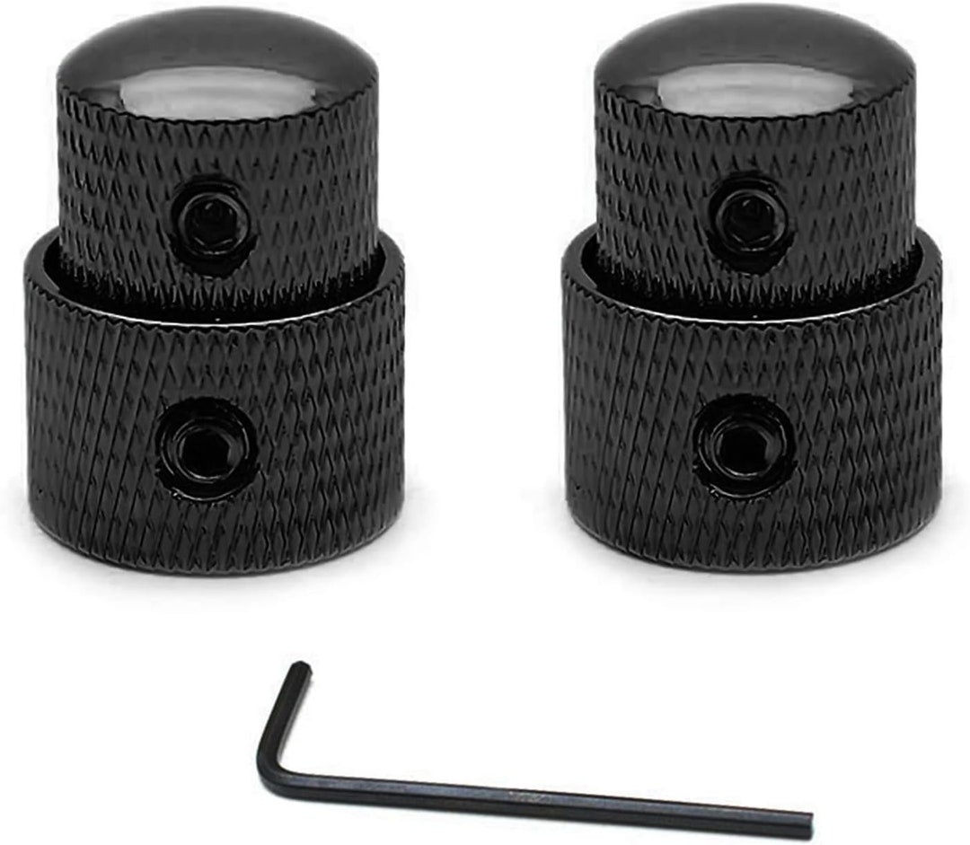 Guitar Dual Concentric Stacked Control Knobs Sets Metal With Wrench ...