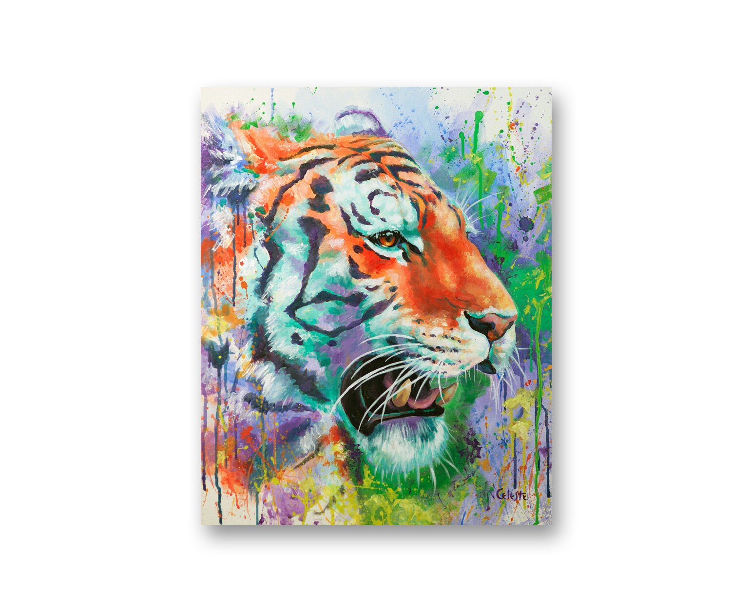 Acrylic Paintings Of Tigers