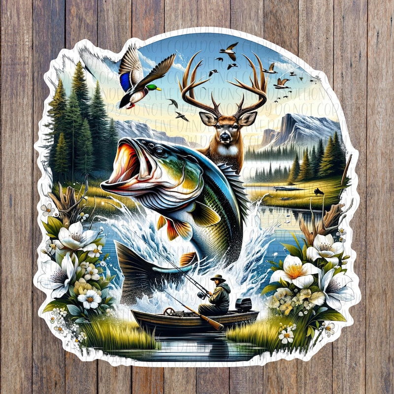 Hunting Sticker - Etsy