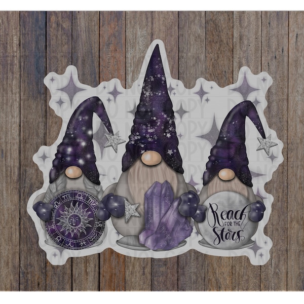 Gnome Car Decal - Etsy