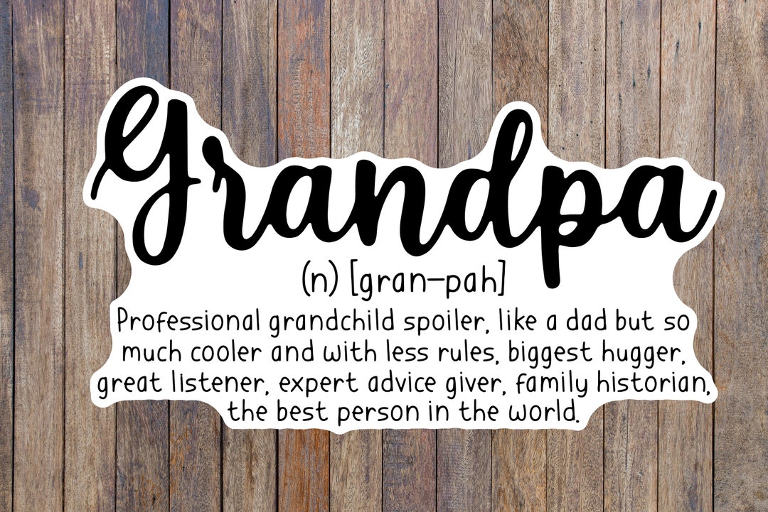 Opa Definition Sticker, Opa Sticker, Laptop Sticker, Wasserflasche ...