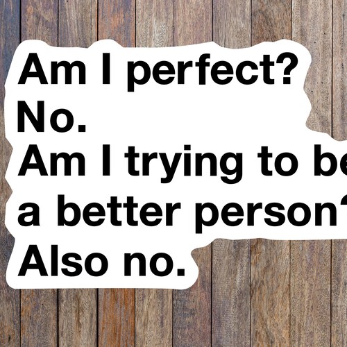 Funny Inappropriate Sticker Sarcastic Stickers Snarky - Etsy