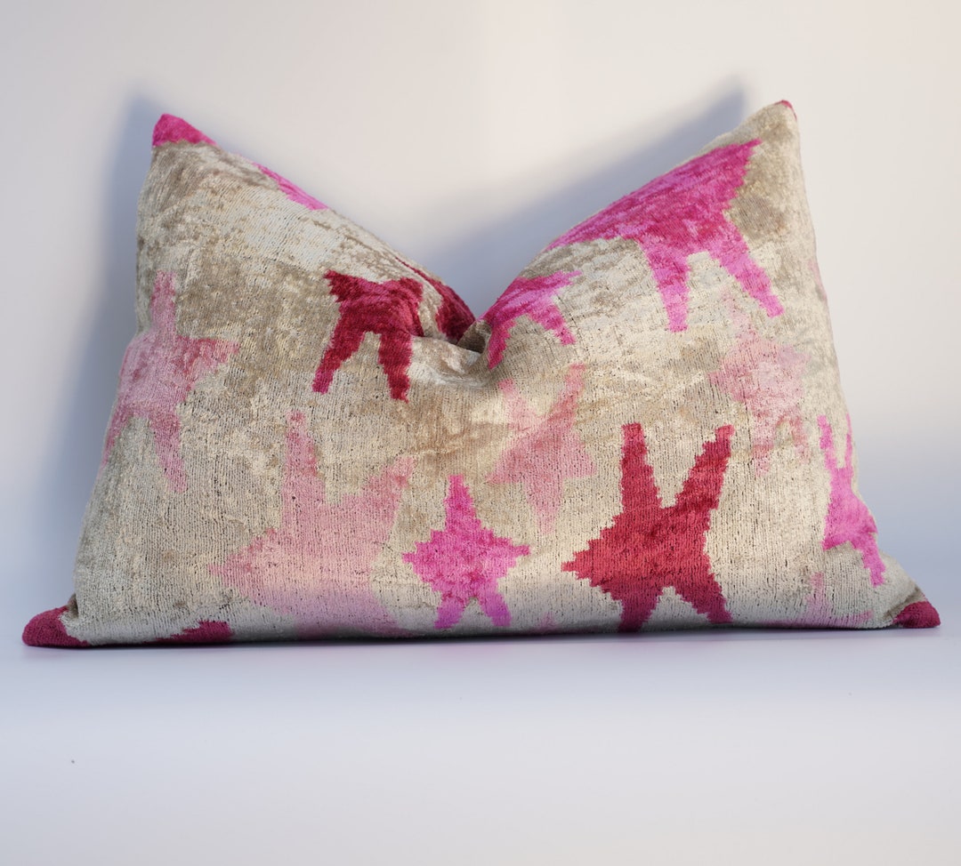 Unique THROW PILLOW, Invisible Zipper, Couch Cushion, Luxury Fabric ...