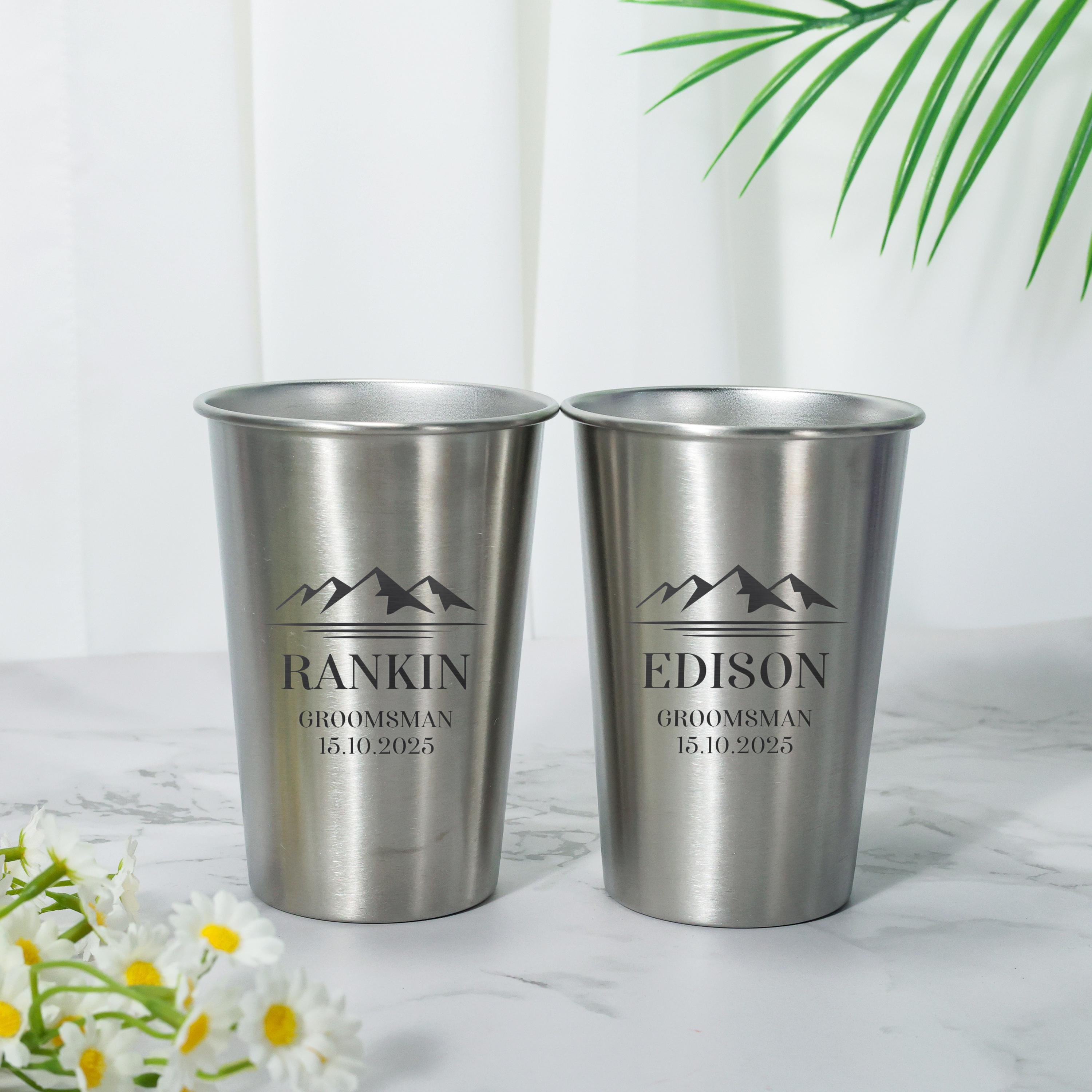Personalized Engraved Stainless Steel Beer Mug/ Custom Beer Cup ...