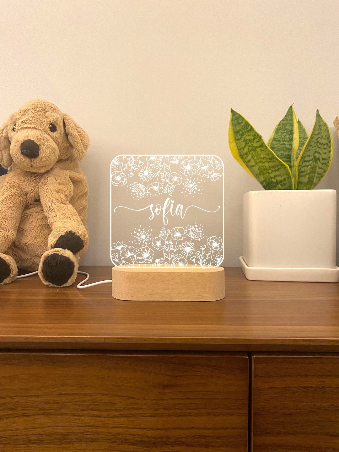 Personalized Name Light, Children's Night Light, Baby Name Sign Lamp ...