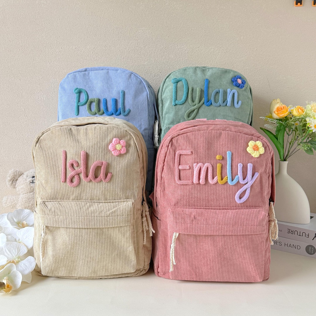 Personalized Kids Backpack/ Custom Toddler School Bag/ Preschool ...