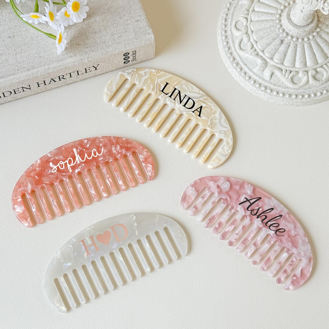 Personalized Hair Comb/ Personalized Hair&beard Comb for Weddings ...