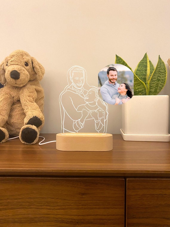 Personalized Photo Lamp Photo Night Light Custom Lamp Night - Etsy
