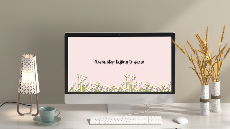 Instant Download Desktop Wallpaper, Spring Inspired Desktop Wallpaper ...