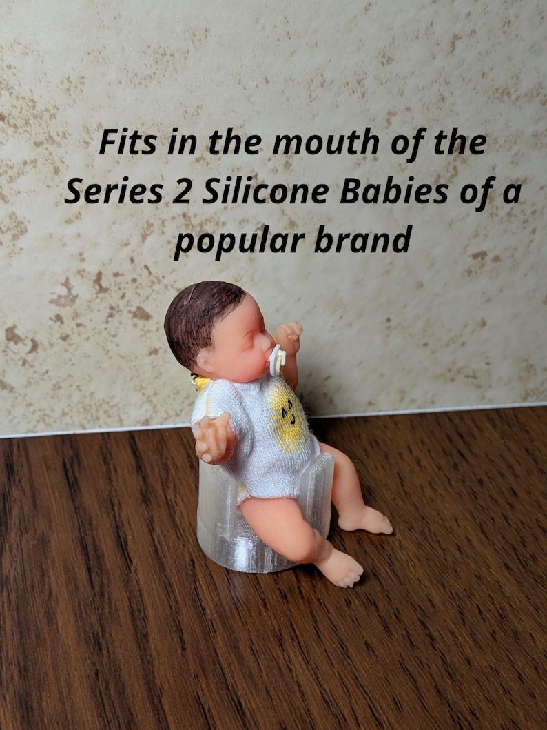 Micro Mini Pacifier Soother for 2.5 Silicone Inch Dolls (3D Printed) - Etsy