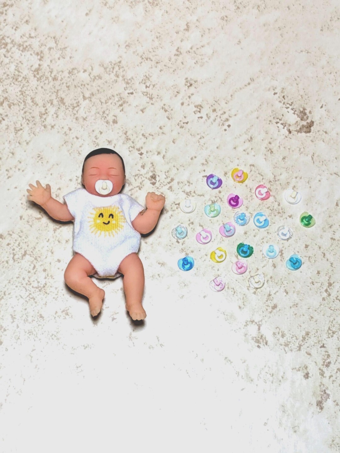 Micro Mini Pacifier Soother for 2.5 Silicone Inch Dolls (3D Printed) - Etsy