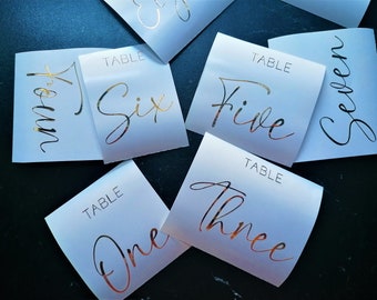 Vinyl Table Decal - Etsy