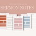 Printable Notes Page Notes in Ruler Notes Page Planner Notes Page ...