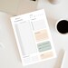 PDF Diary Template | Diary Insert | Notes | Habit Tracker | Minimalist ...