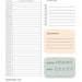 PDF Diary Template | Diary Insert | Notes | Habit Tracker | Minimalist ...