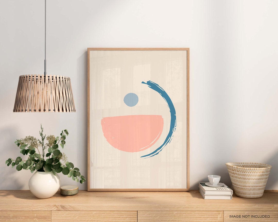 Boho Style Digital Poster Wall Art Printed Digital Prints Mid-century ...
