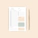 PDF Diary Template | Diary Insert | Notes | Habit Tracker | Minimalist ...