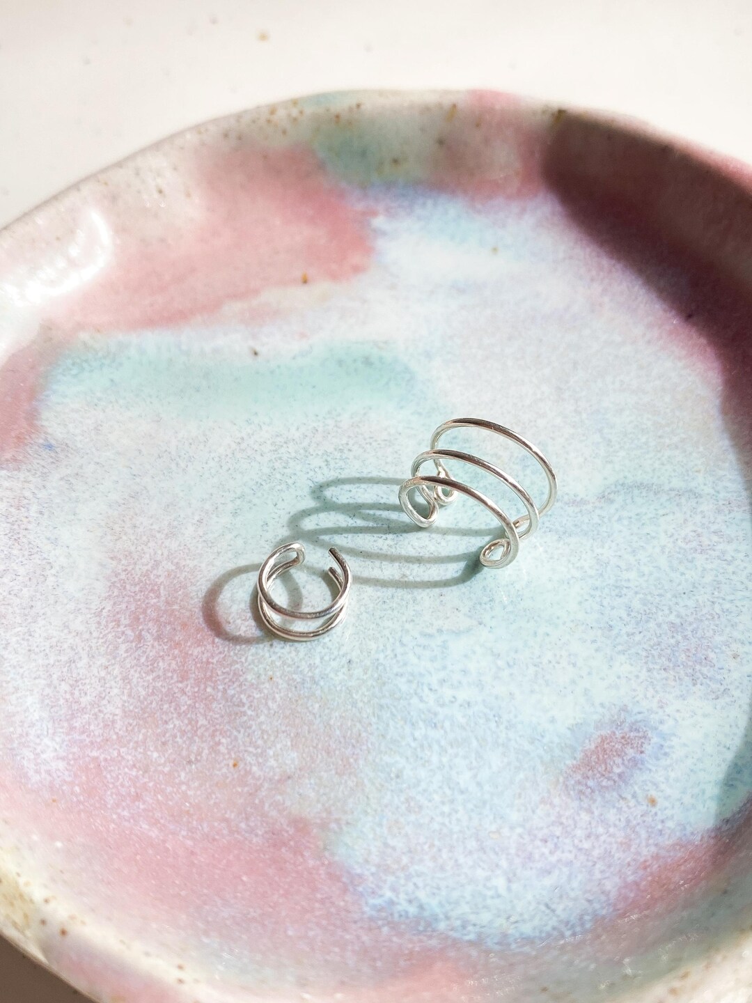 Ear Cuff Duo Set • 14k Gold Filled • Sterling Silver • Cuff Earring ...
