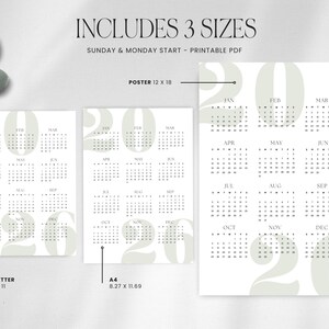 2026 Calendar Portrait, 2026 Monthly Calendar, 12-month Calendar ...