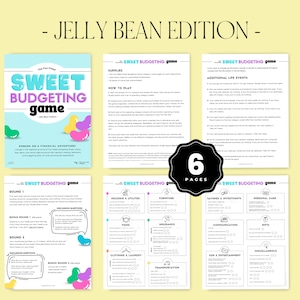 Money Games for Kids & Teens, Budgeting Game Printable PDF, Game Night ...