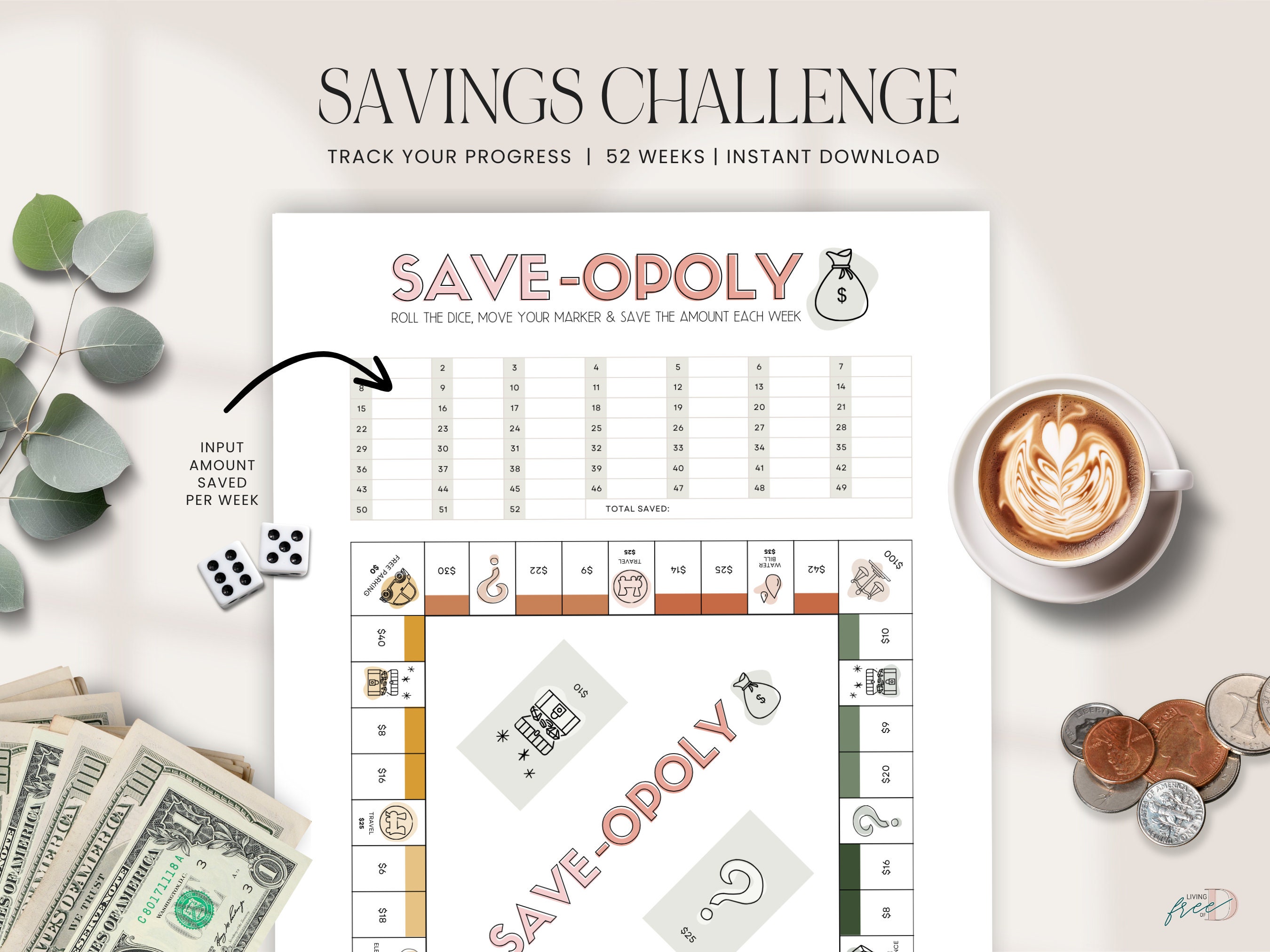 Saveopoly Savings Challenge, Money Games for Kids & Teens, Budgeting ...