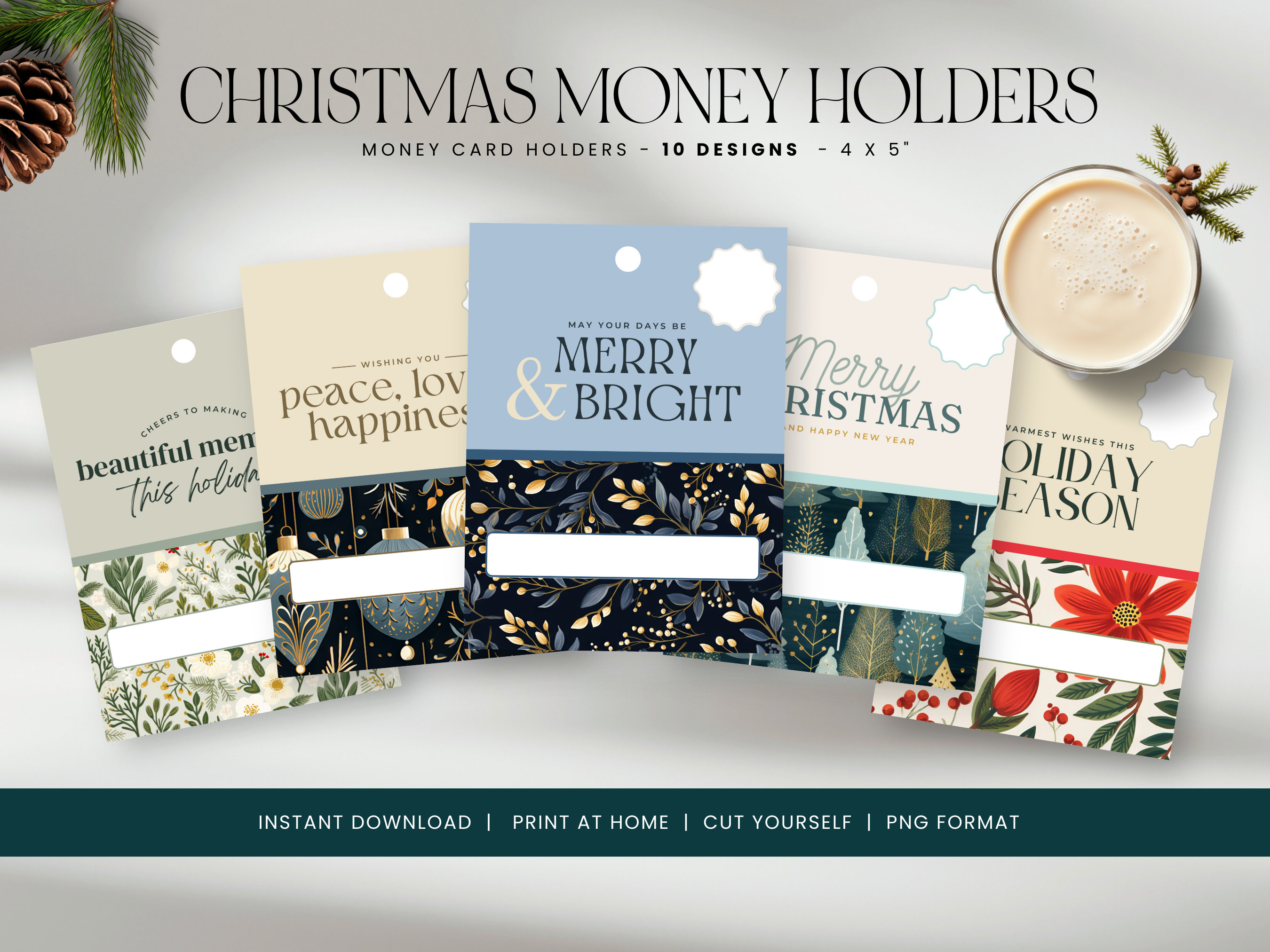 Christmas Money Card Holders, Money Card Bundle, Gift Card Holder ...