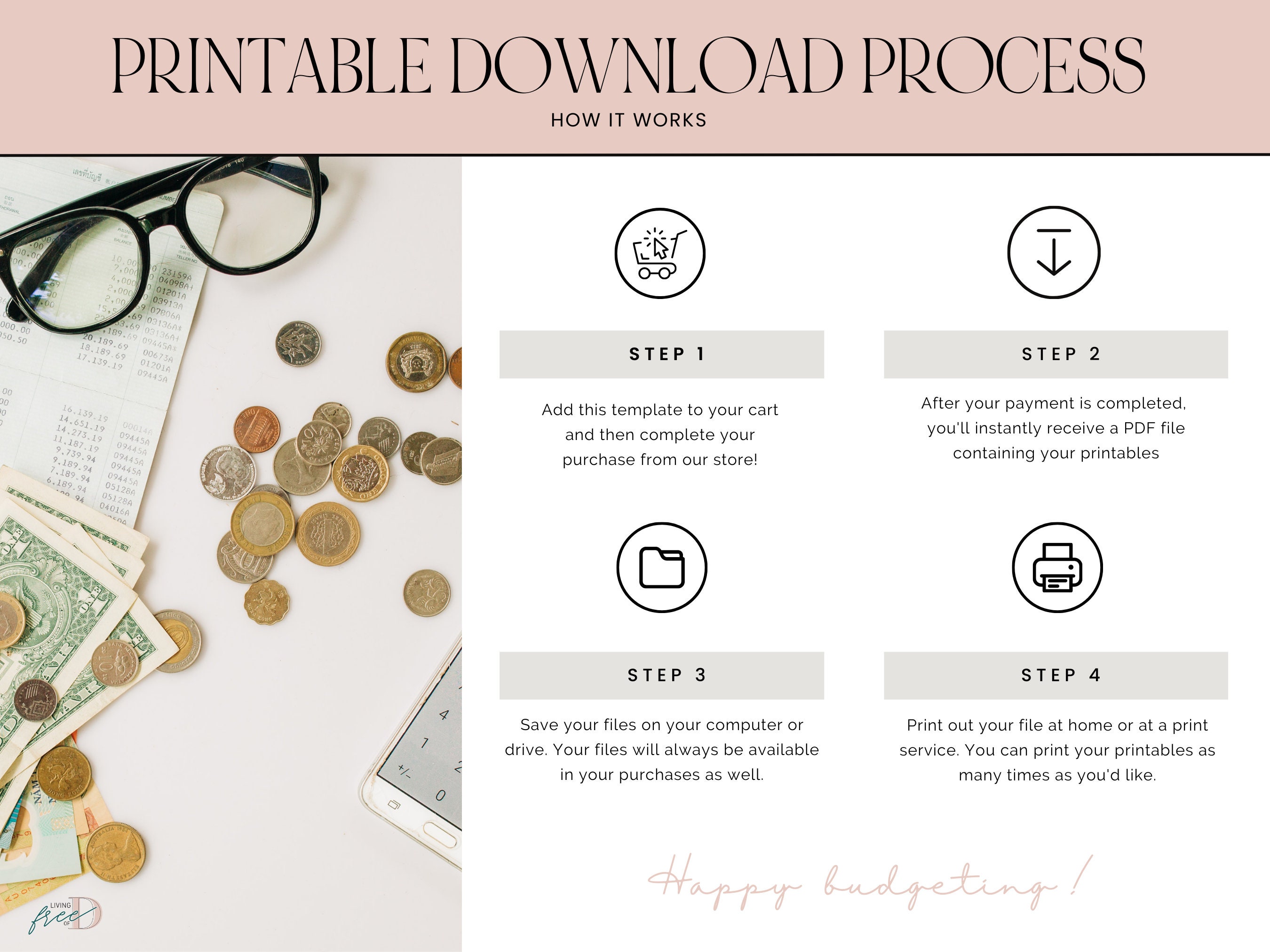 Income Tracker Printable Set, Budget Planner, Financial Trackers ...