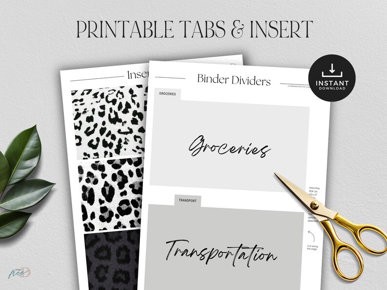 A6 Binder Cash Tab Dividers and Inserts, Money Organizer, Cash Envelope ...