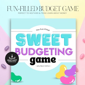 Money Games for Kids & Teens, Budgeting Game Printable PDF, Game Night ...