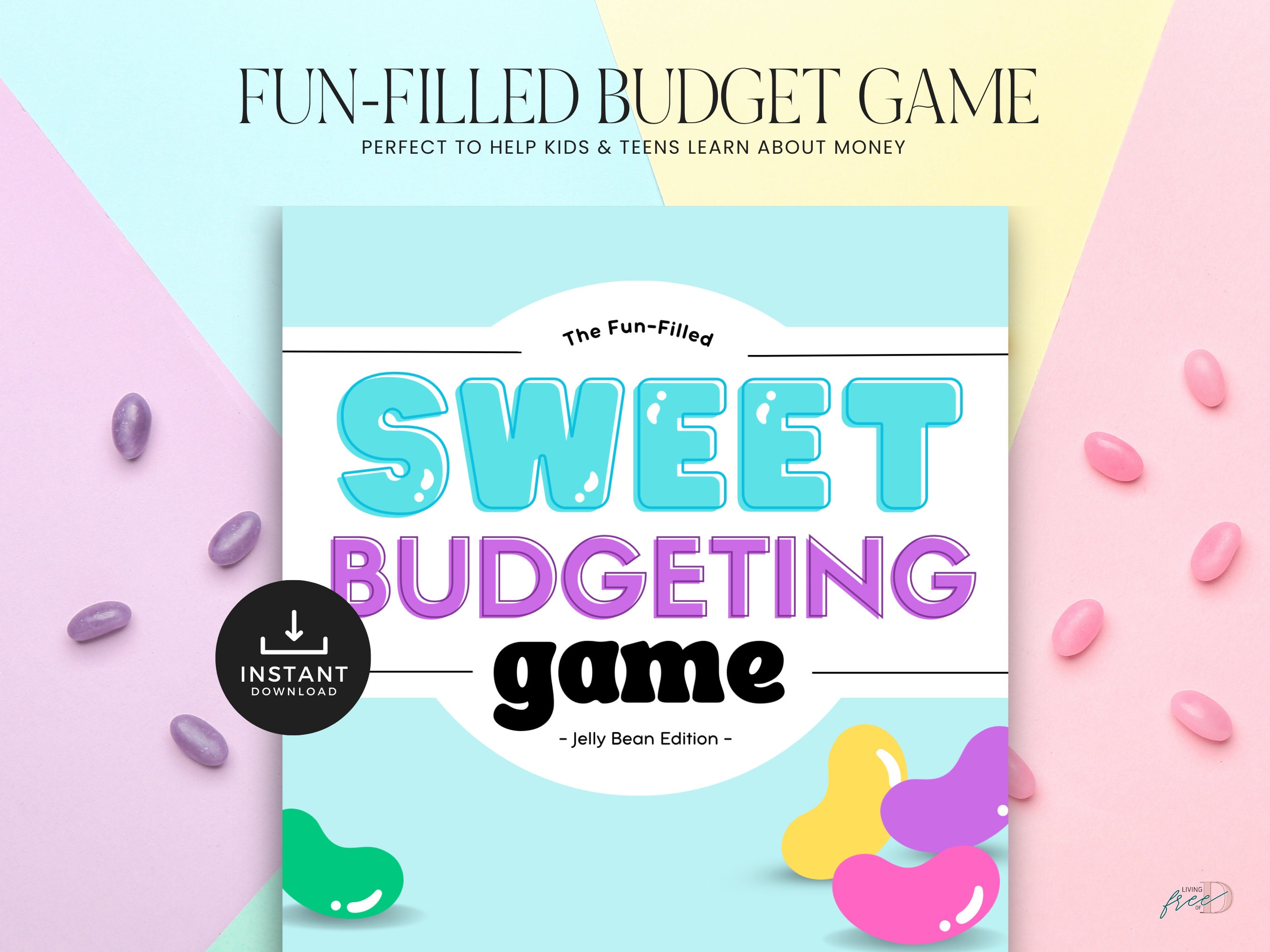 Money Games for Kids & Teens, Budgeting Game Printable PDF, Game Night ...