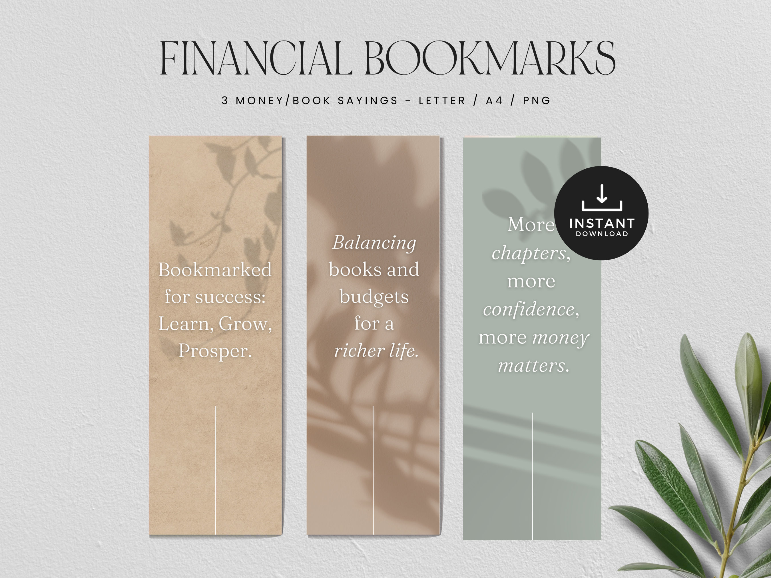Finance Bookmark Printable, Bookmark Png, Financial Books, Money ...