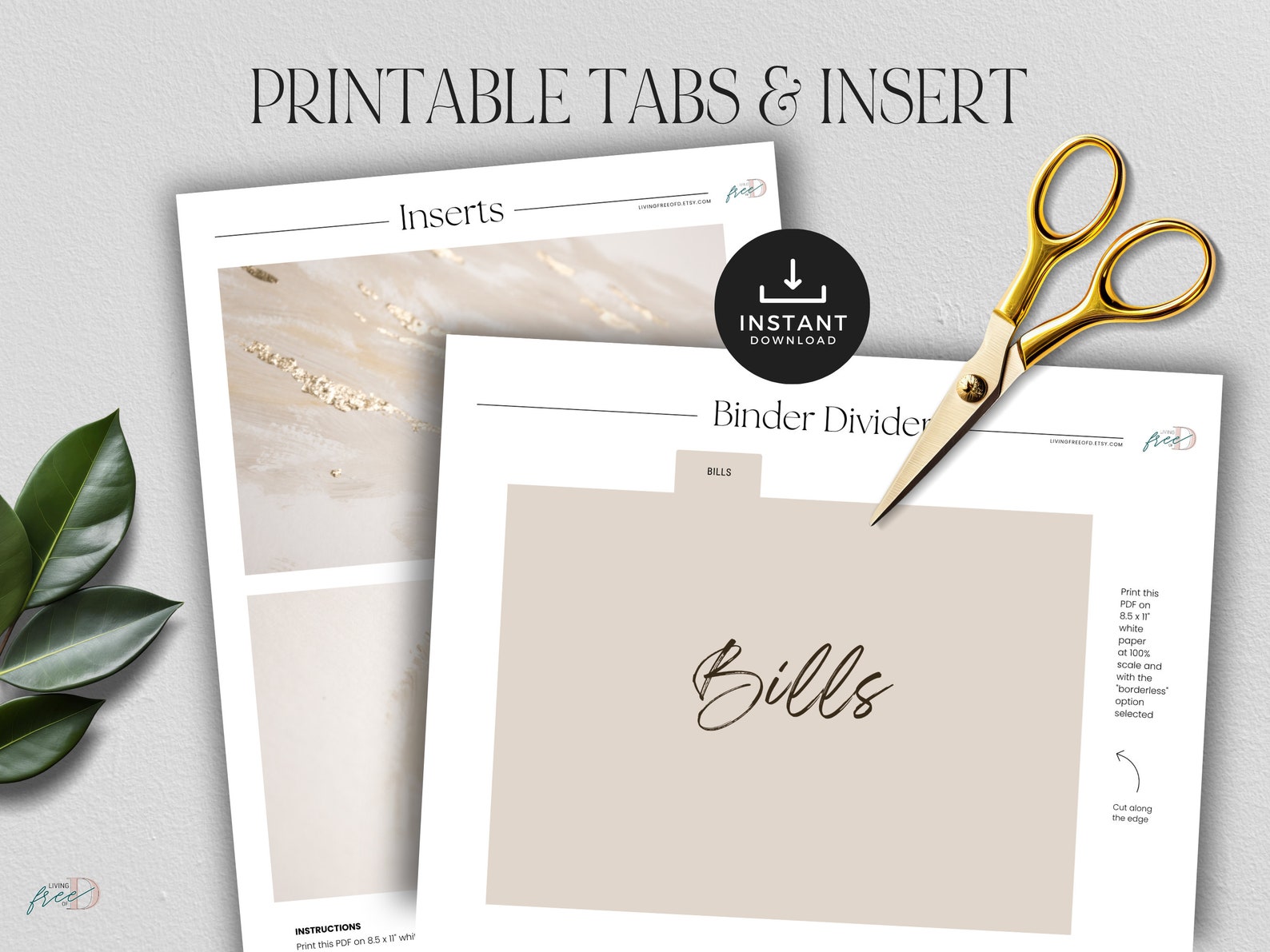 A5 Binder Cash Tab Dividers and Inserts, Money Organizer, Cash Envelope ...