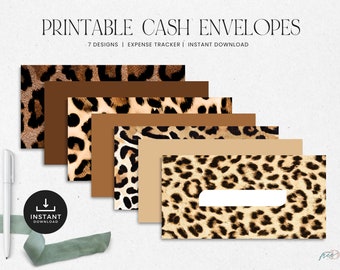 Cash Envelopes, Money Envelope With Spending Tracker, Budget Envelope ...