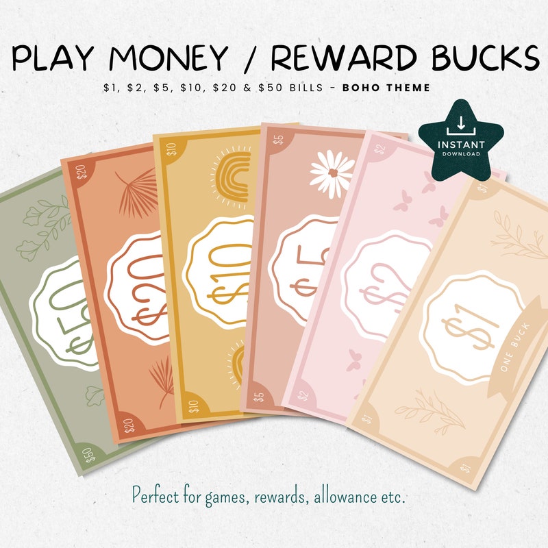 Play Money - Etsy