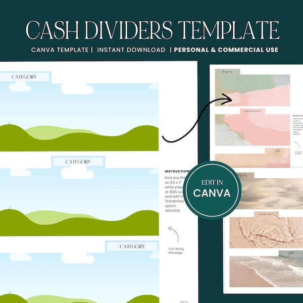Cash Dividers - Etsy