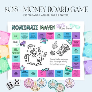 Finance Board Game, Money Games for Kids & Teens, Budgeting Game ...