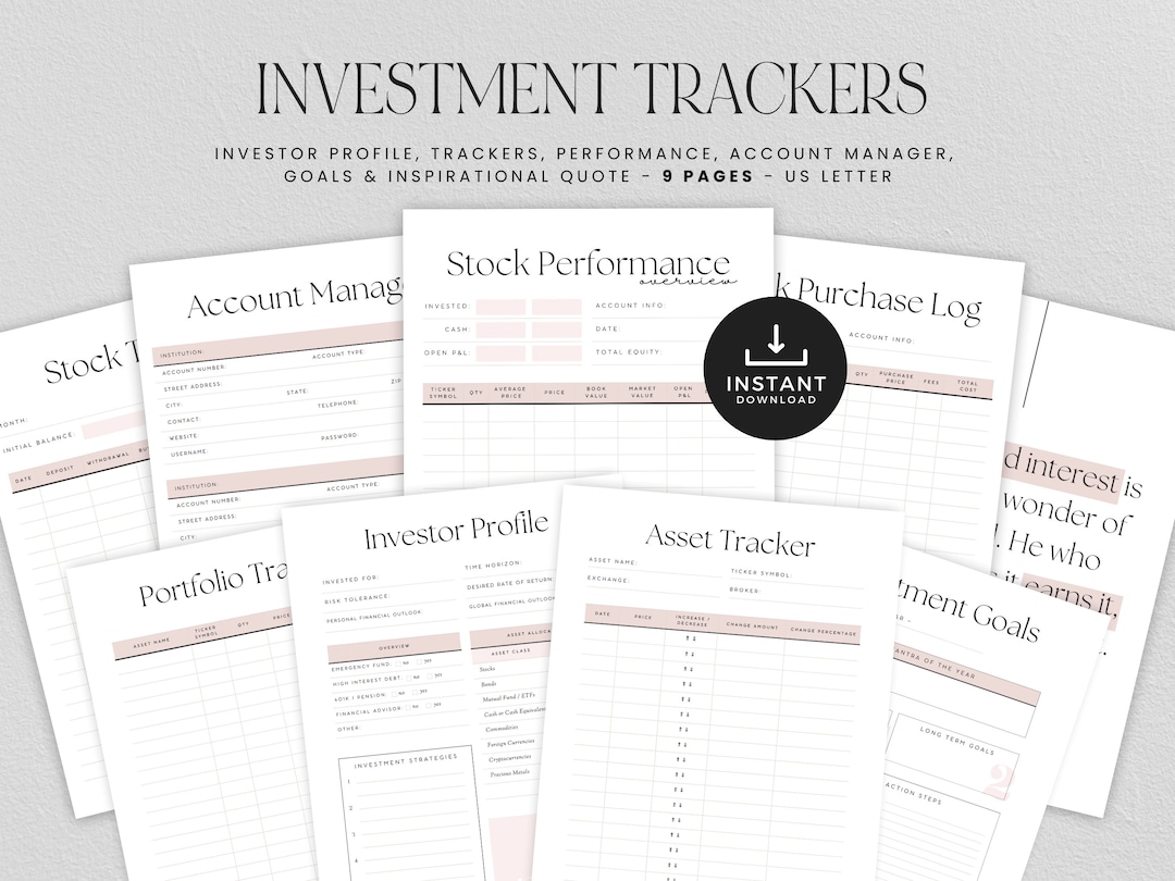 Investment Tracker, Stock Performance, Portfolio Overview, Asset ...