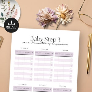 7 Baby Steps Progress Tracker Printable, FIRE Movement, Dave Ramsey ...