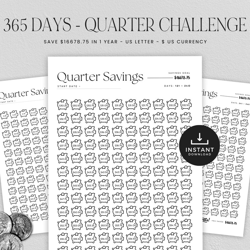 Quarter Chart Paper - Etsy