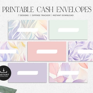 Cash Envelopes, Money Envelope With Spending Tracker, Budget Envelope ...